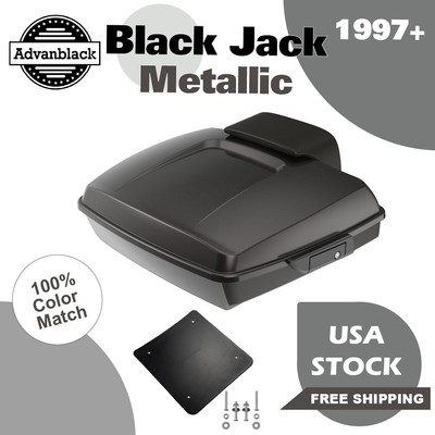 Advan Black Jack Metallic Razor Tour Pack Pak Trunk Fits for 1997 ...