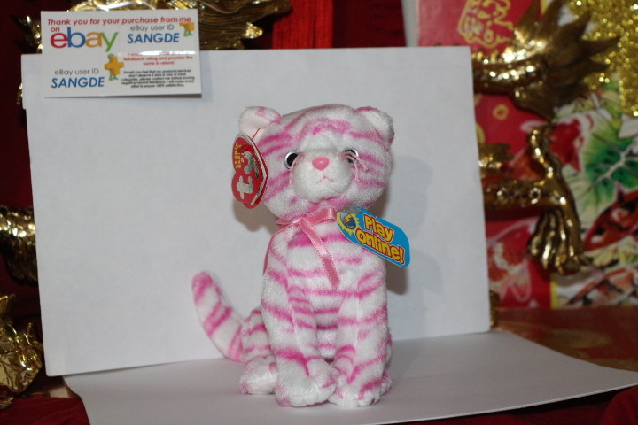 TY 2.0 BEANIE BABY PURRY THE CAT-6"-UNUSED CODE-2007-MWNMT-NICE GIFT | eBay