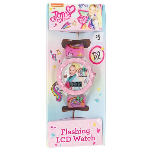 Nickelodeon Jojo Siwa Kids Girls Flashing LCD Digital Wristwatch w ...