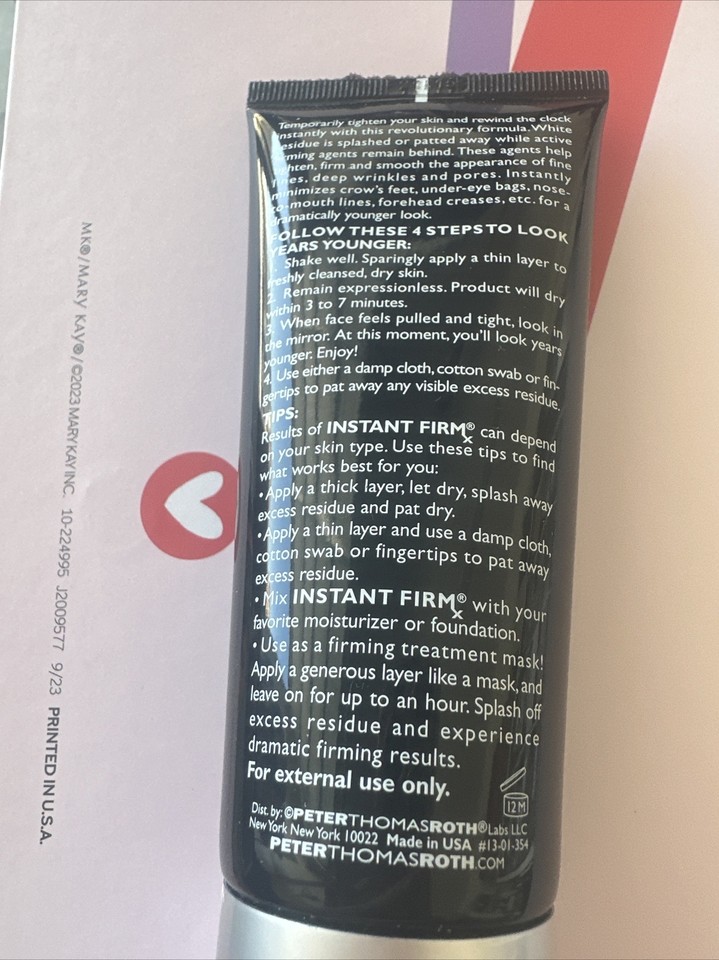 Peter Thomas Roth Instant Firm Temporary Face Tightener Cream - 3.4oz ...