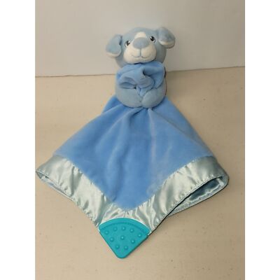 GUND Bear Lovey with Teether Blue | eBay