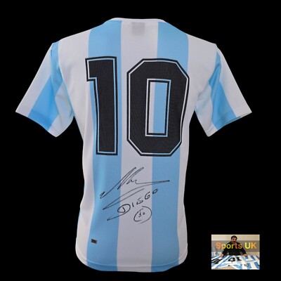 Diego Maradona signed / autographed Argentina 1986 World Cup shirt ...