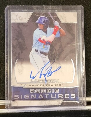 2019 LEAF ULTIMATE WANDER FRANCO RC AUTOGRAPH ROOKIE CARD #RS-WF1 | eBay