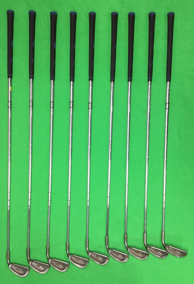 EXCELLENT! Ping Eye 2 Iron Set Orange Dot 2-W (ALL SERIAL NUMBERS MATCH ...