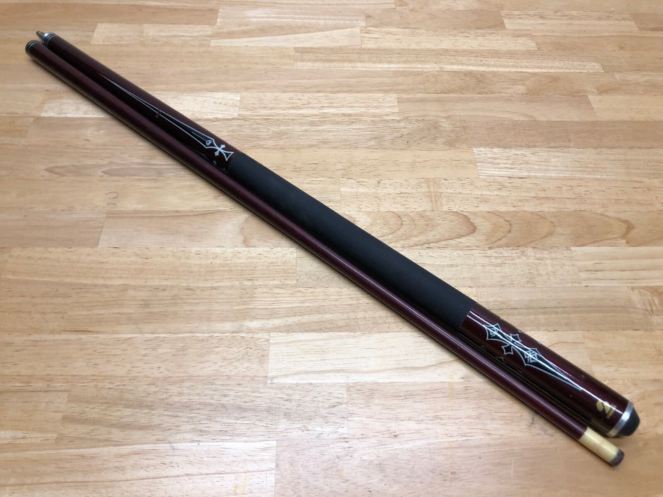 Sportcraft Fiberglass Graphite Pool Cue Two-Piece | eBay