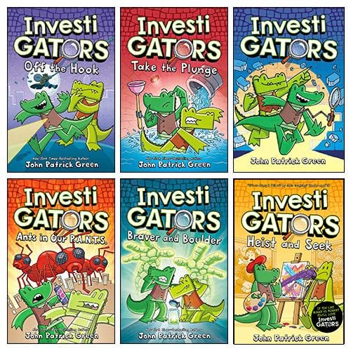 InvestiGators Series 6 Books Collection Set By John Patrick Green ...