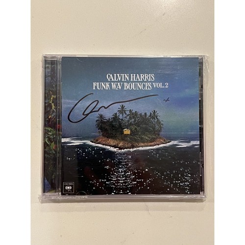 Calvin Harris Signed CD Art card Autographed Funk Was Bounces Vol.2 | eBay
