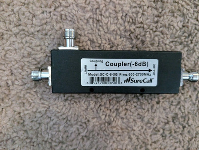 New 600-2700MHz Cavity Type Directional Coupler 6dB Connector SC-C-6-5G ...