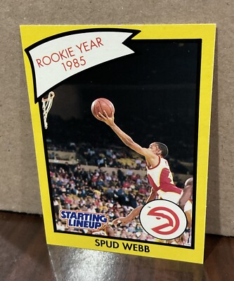 SPUD WEBB 1990 KENNER STARTING LINEUP CARD “ROOKIE” - ATLANTA HAWKS | eBay
