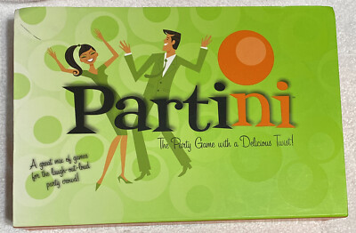 Partini The Party Game With A Delicious Twist! Parker Brothers Adult ...