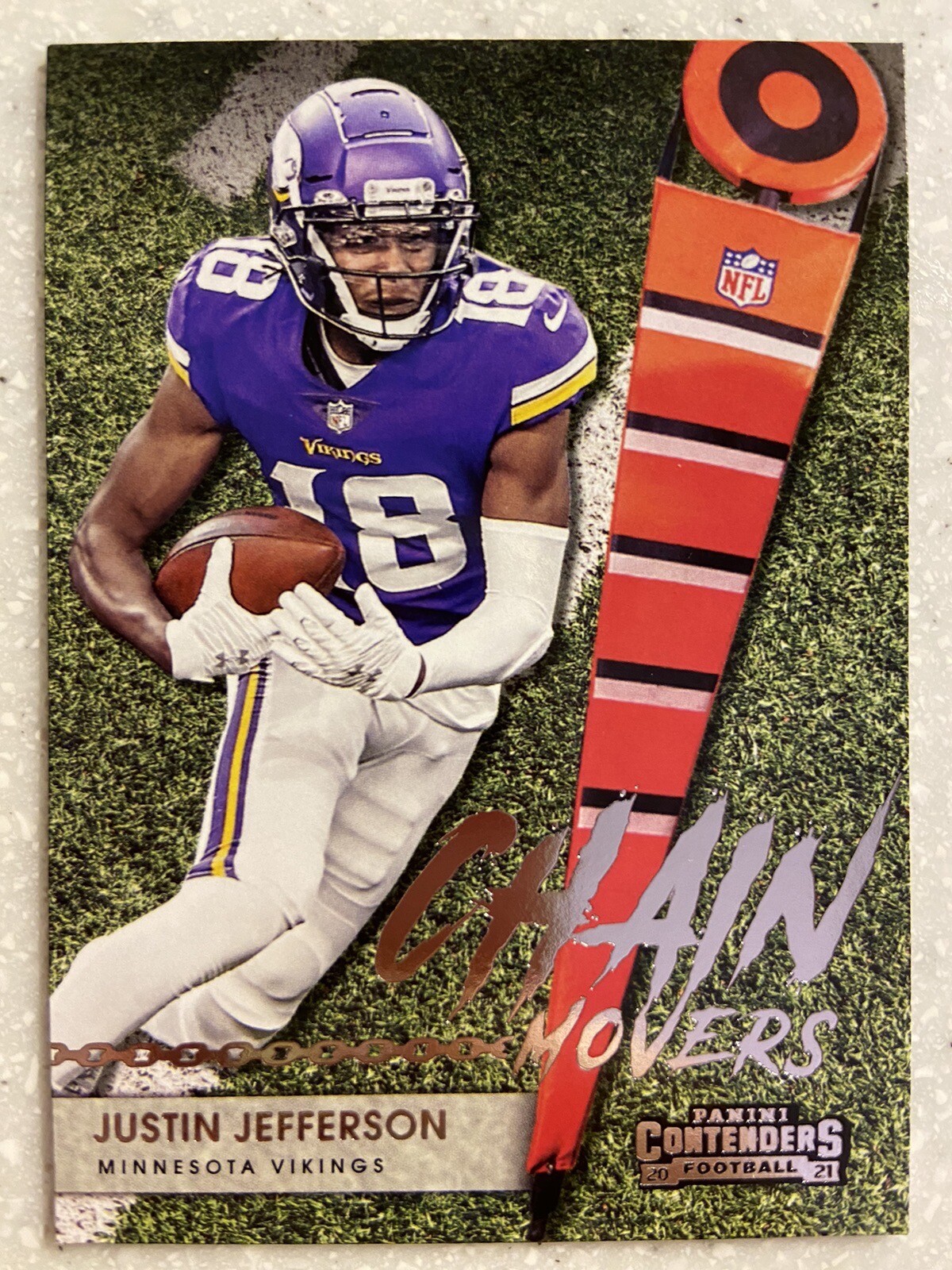 2021 Panini Contenders - Chain Movers #CM-JJE Justin Jefferson for sale ...