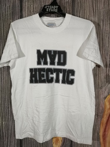 VINTAGE REAL MAD HECTIC BIG LOGO SPELL OUT MASTERPIECE JAPANESE BRAND T ...