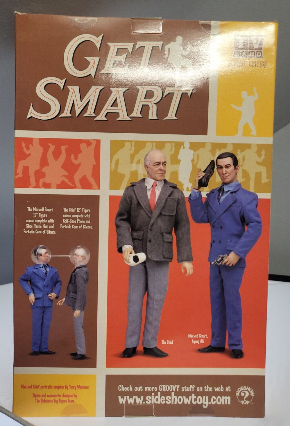 Get Smart Maxwell Smart Agent 86 Sideshow 12" 2002 Figure | eBay