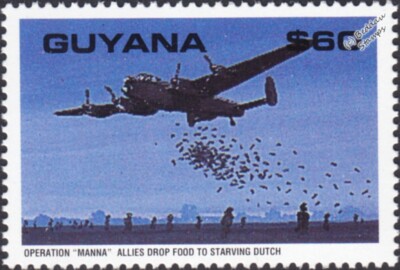 WWII RAF AVRO LANCASTER (Operation Manna Food Drop to Dutch) Aircraft ...