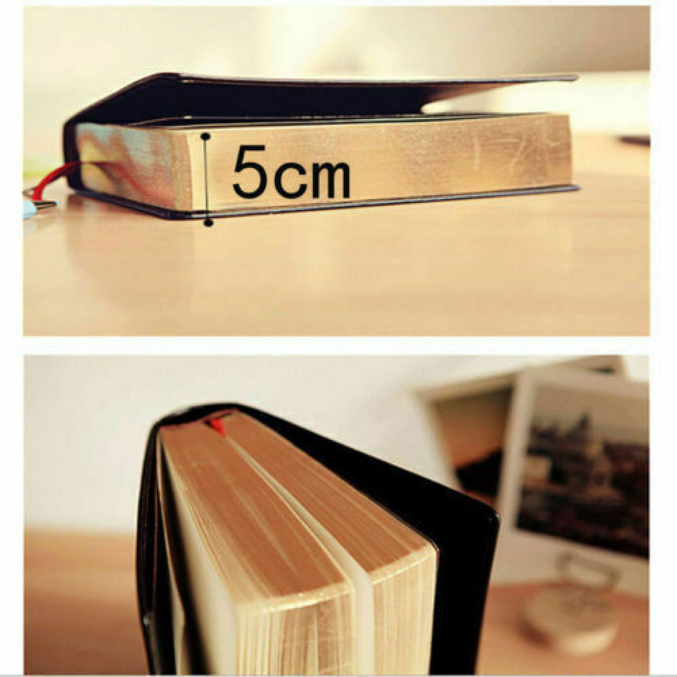 Vintage Believe Notebook Thick Blank Paper Notepad Leather Journal ...