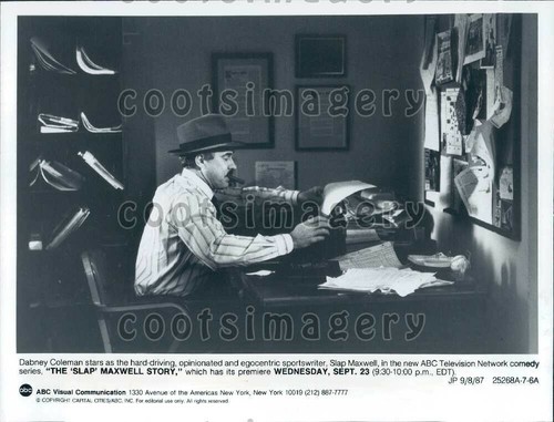 1987 Wire Photo Actor Dabney Coleman in TV Series The Slap Maxwell ...
