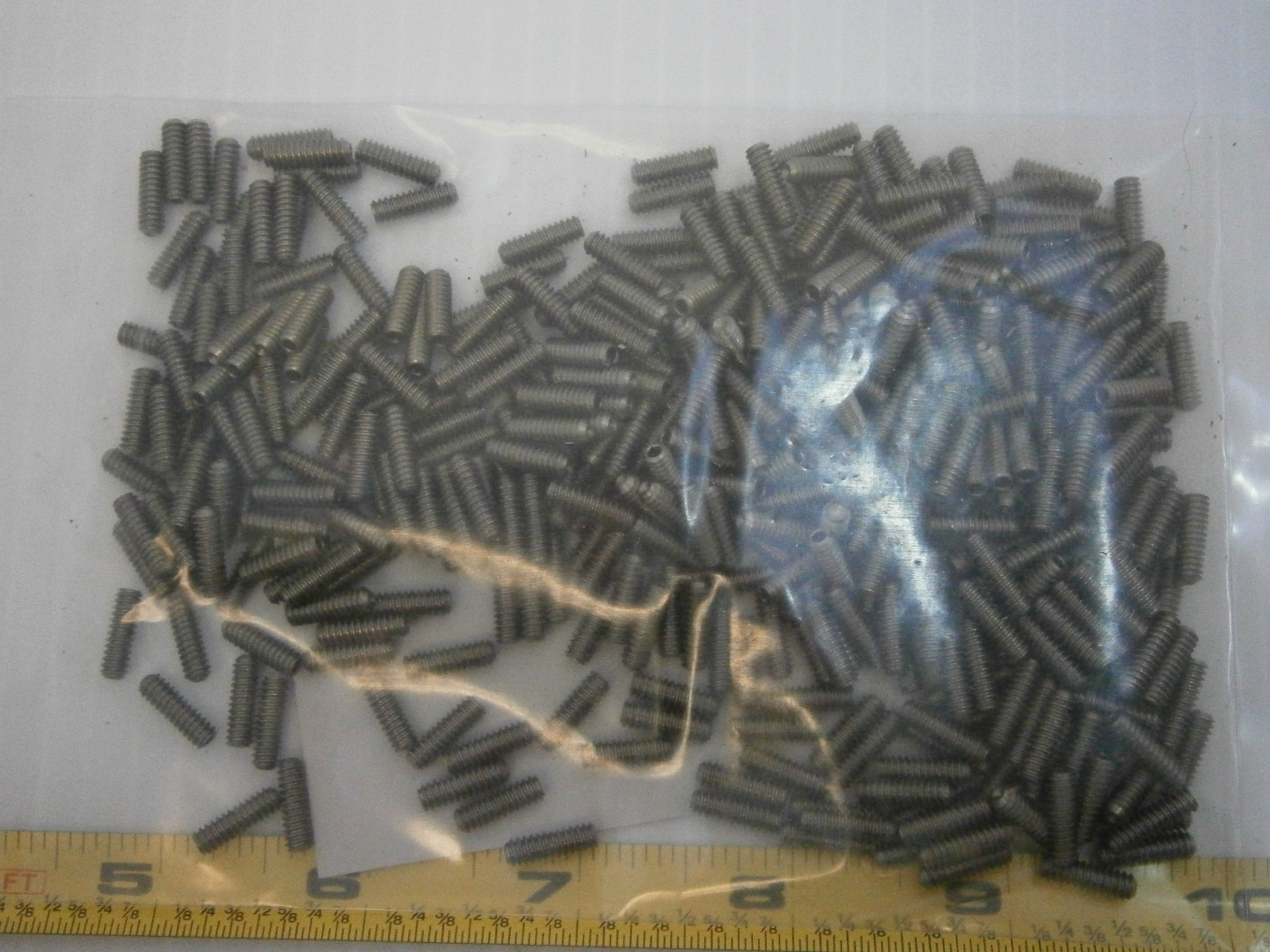 6-32 7/16 socket soc set screw cup point stainless steel Allen lot of ...