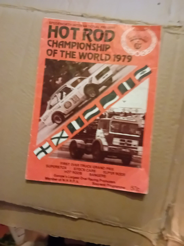 SPEDEWORTH HOT ROD RACING WORLD CHAMPIONSHIP PROGRAMME IPSWICH STADIUM ...