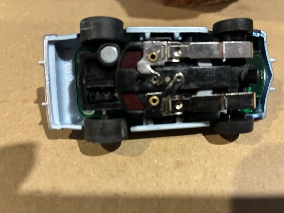 Auto World Slot Car HO Blue Police Gran Torino Very Nice Condition Runs ...