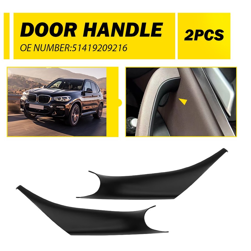 2X For BMW X3 G01 X4 G02 2018-2024 Interior Door Handle Pull Trim Cover ...
