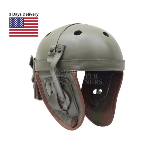 US M1938 Tanker Helmet WW2 US Jeep Helmet Vintage Replica Helmet WWII ...
