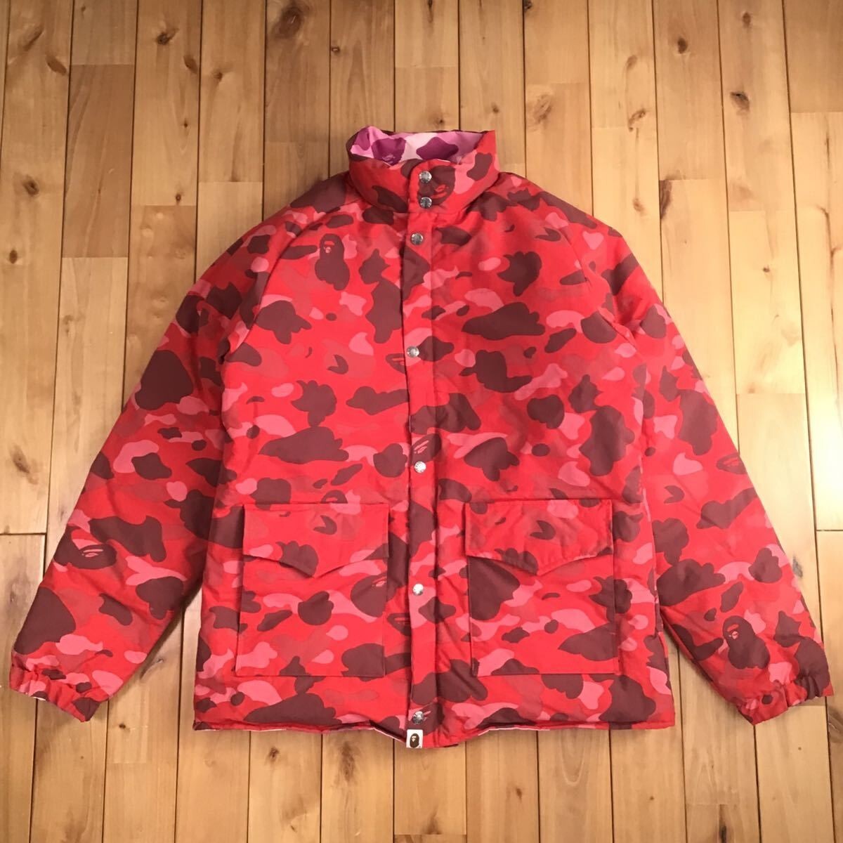 Bape Red Camo Jacket