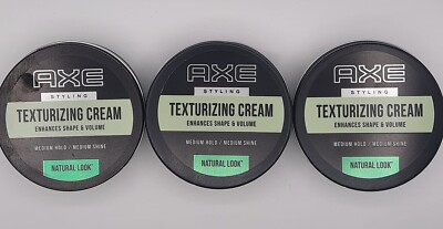 Axe Natural Look Texturizing Hair Styling Cream-Medium Hold /Medium ...