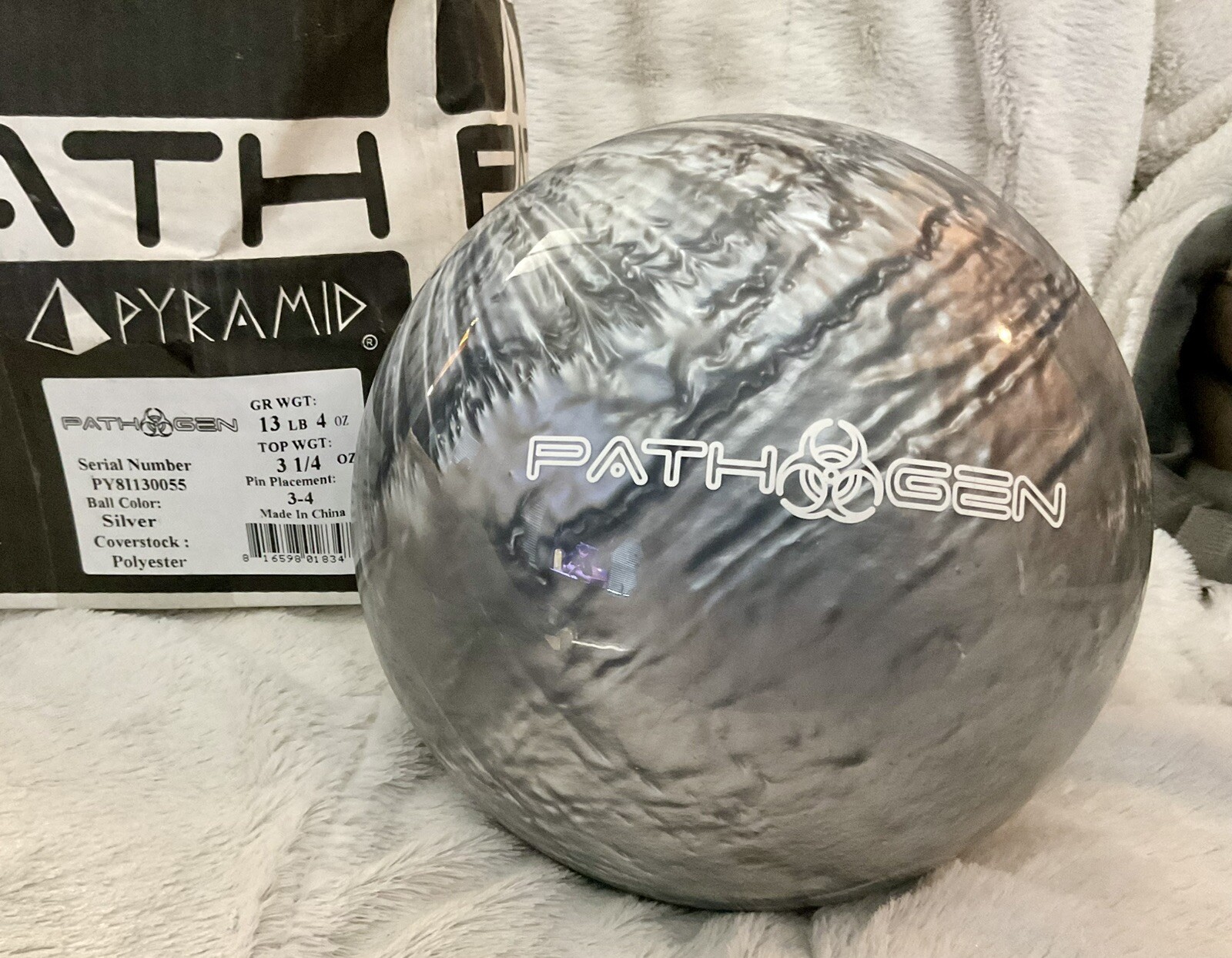 Undrilled Pyramid Pathogen 13lbs 4oz Bowling Ball | eBay