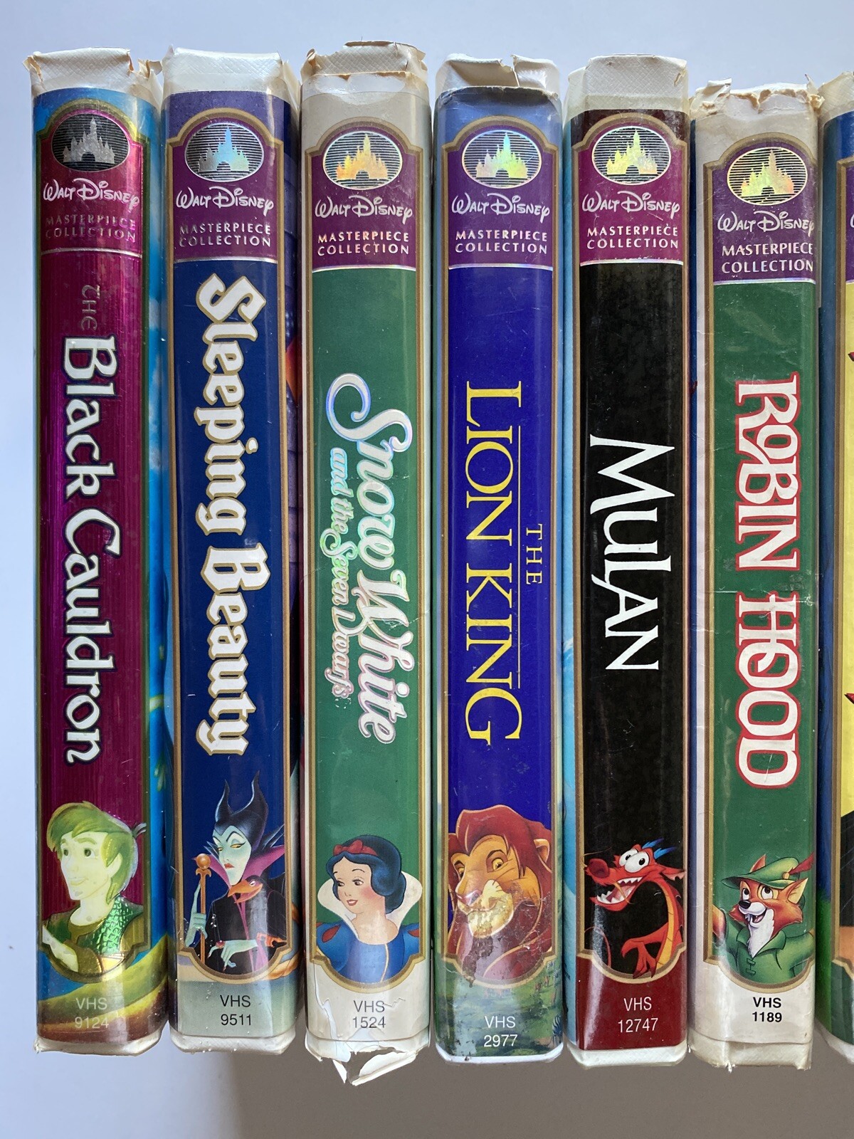 WALT DISNEY MASTERPIECE COLLECTION VHS Lot of 10 Classic Vintage Must ...
