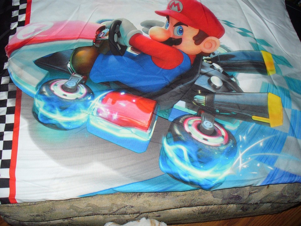 Nintendo Super Mario Bros Mario Kart Racing Standard Pillowcase w ...