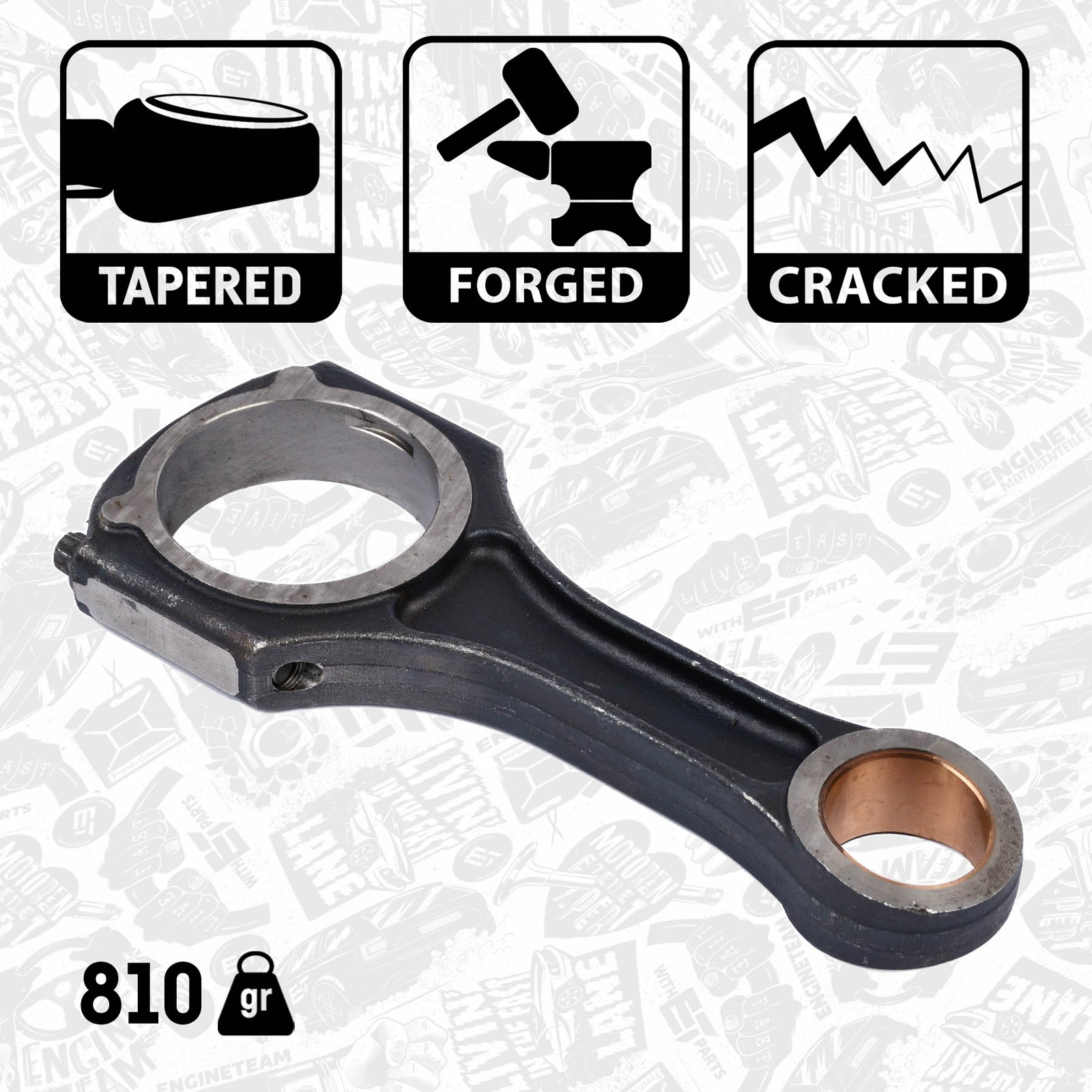 ORIGINAL MERCEDES-BENZ Vito Sprinter Viano OM 651 6510300020 Pleuel ...