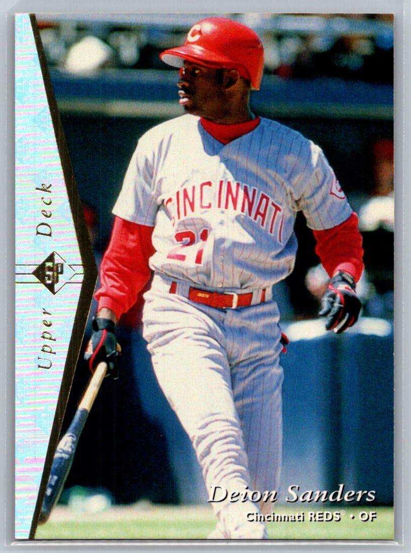 💎1995 SP Superbafoil Baseball #43 Deion Sanders - Cincinnati Reds💎 | eBay