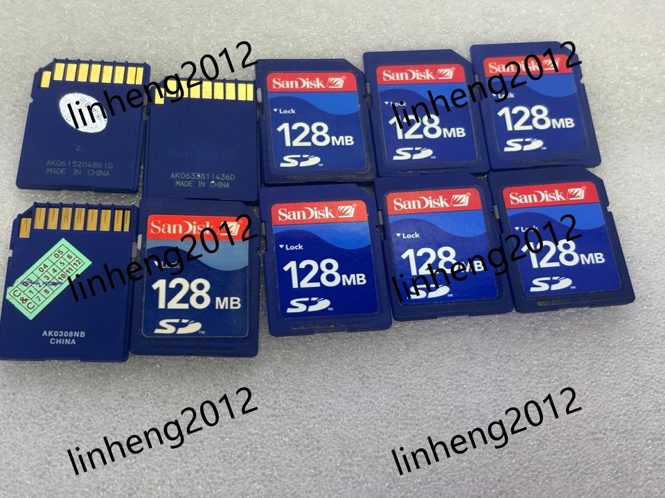 10PCS Genuine SanDisk 128MB SD Memory card | eBay