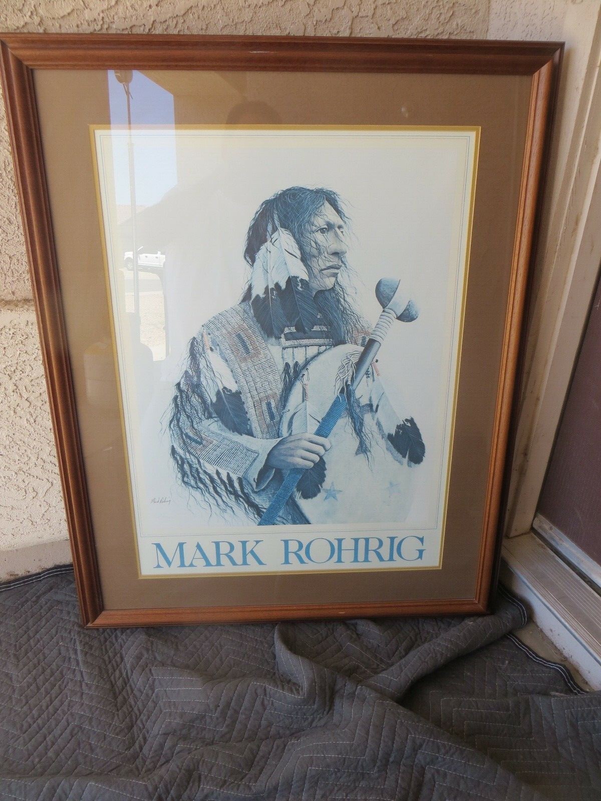 Mark Rohrig Framed and Matted Native American Print - SIGNED | eBay