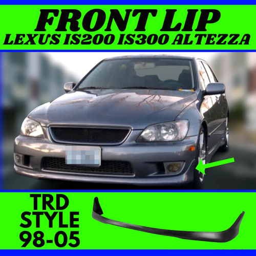 TRD Style Front Lip For Lexus IS200 IS300 (98-05) Altezza Bumper ...