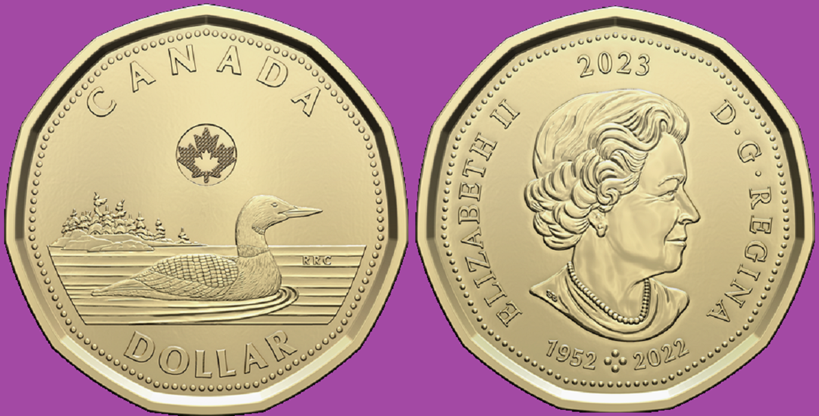 Set of 6 2023 Canadian Coins. Mint UNC Canada Toon $2 Loonie $1 50c 25c ...