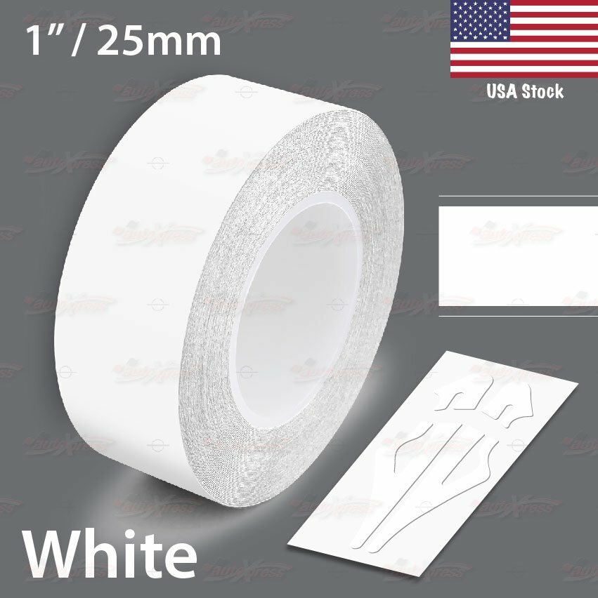 1" Roll Vinyl Pinstriping Pin Stripe Solid Line Car Trim Tape Decal ...