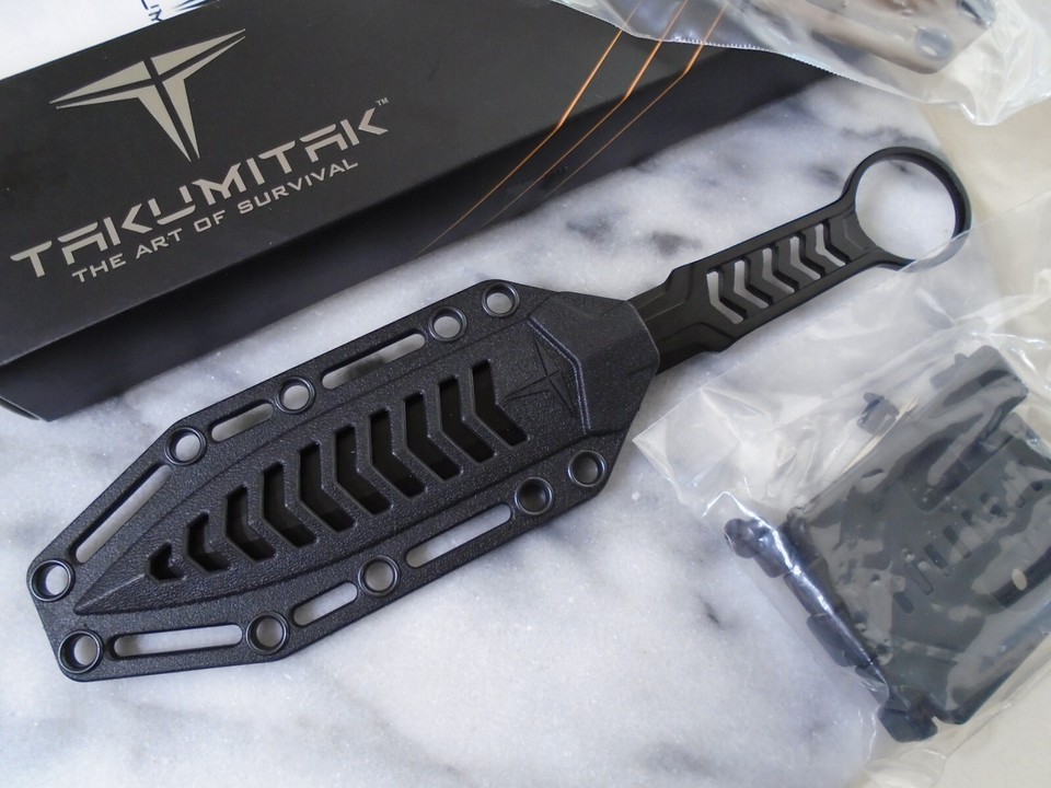 Takumitak Finger Ring Dagger Knife Dual Edge Full Tang 3Cr13 TKF302 2 ...