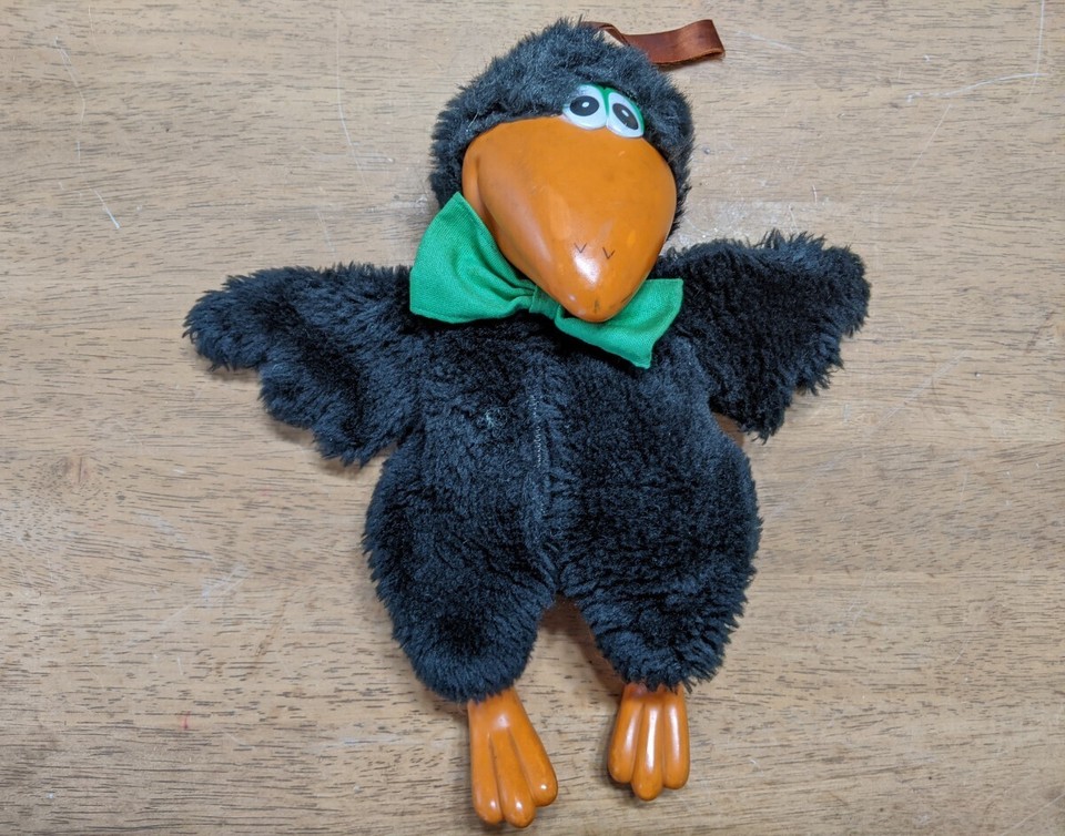 IY1898 Showa Retro Mischievous Croppo Puppet Doll Rare Crow Crow Love ...