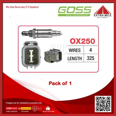 Goss Oxygen Sensor For Honda Jazz GD 1.3L/1.5L L13A1,L15A1 4cyl | eBay