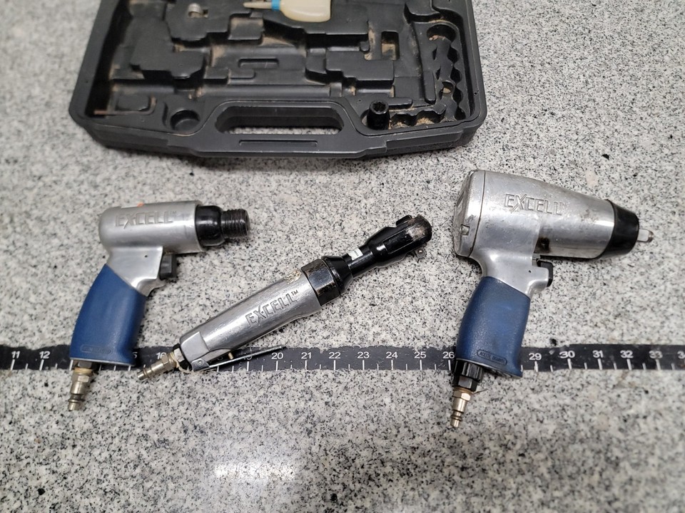 Ex-Cell Pneumatic Air Tool Kit Set In Hard Case | eBay