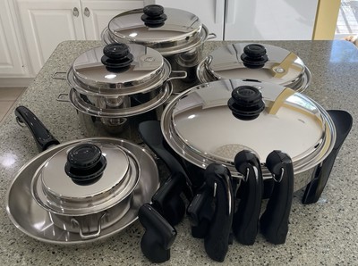 Saladmaster 316Ti Titanium Stainless Steel Cookware Set + Electric ...