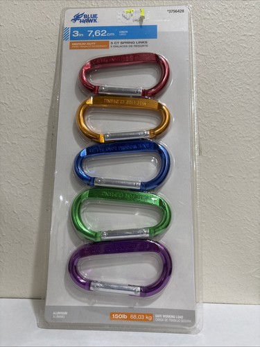 Blue Hawk Spring Link 3" Multi color - 5 Pack … | eBay
