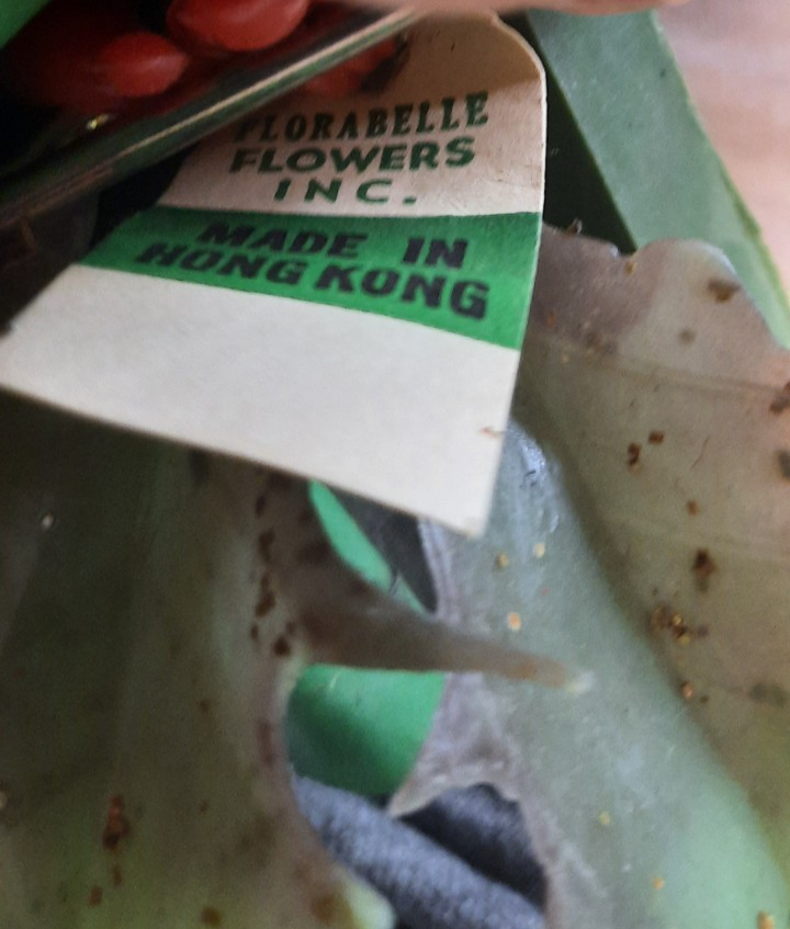 FloraBelle Tagged Christmas Santa Blow Mold for Plant/Centerpiece VTG ...