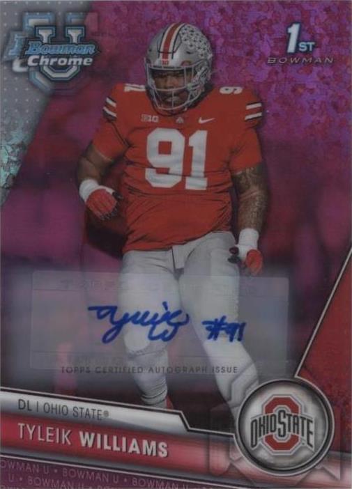 2023 Bowman University Chrome - Chrome Prospect Autographs Tyleik ...