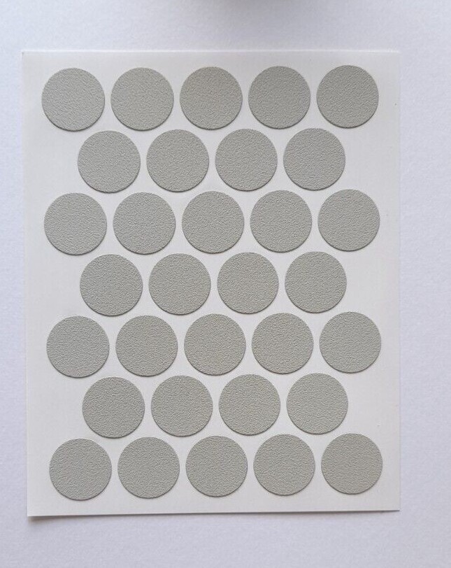 SELF ADHESIVE SCREW HOLE COVER STICKERS IVORY BLACK TAUPE GREY 12MM ...