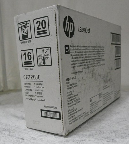 Genuine HP CF226JC Black LaserJet Toner Cartridge LaserPro M402 MFP ...