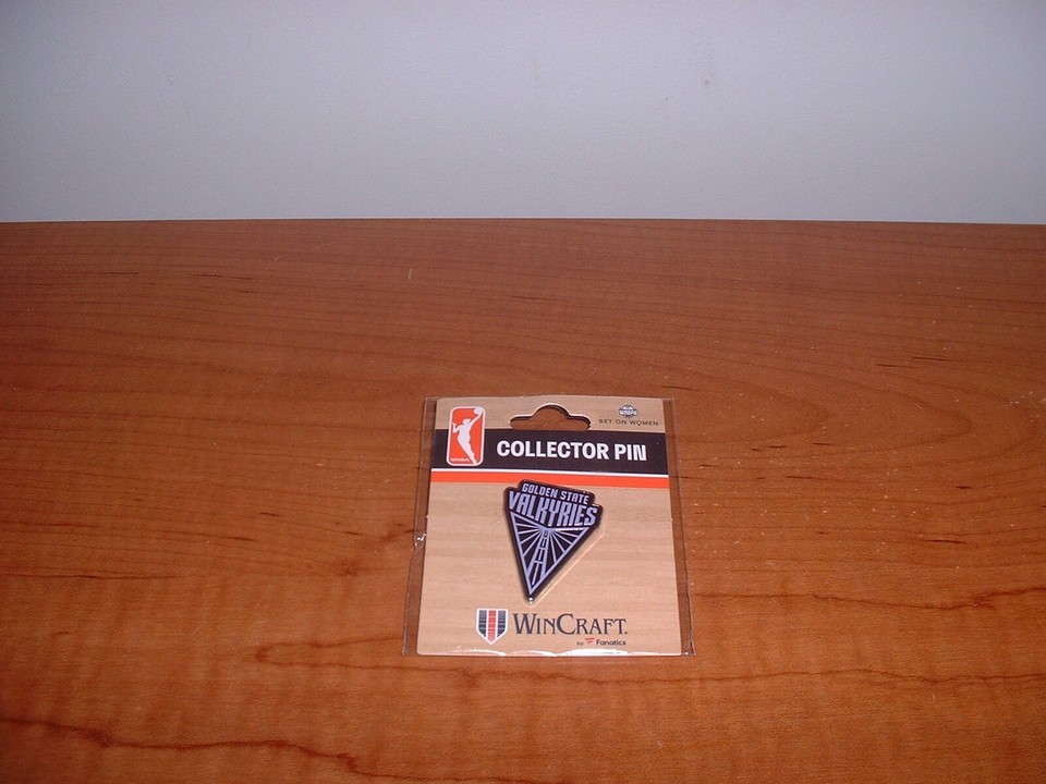 wnba golden state valkyries metal team logo pin licensed hologram team ...