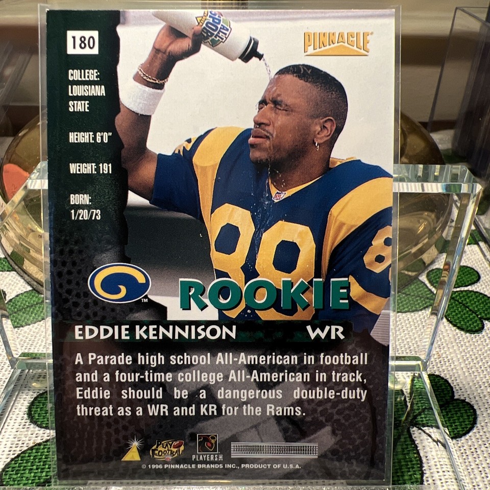1996 Pinnacle Eddie Kennison Rookie St. Louis Rams #180 | eBay