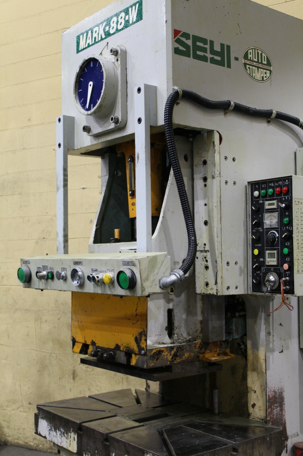 88 TON SEYI MODEL #MK88 HYDRAULIC GAP OBG PUNCH PRESS: YODER #67685 | eBay